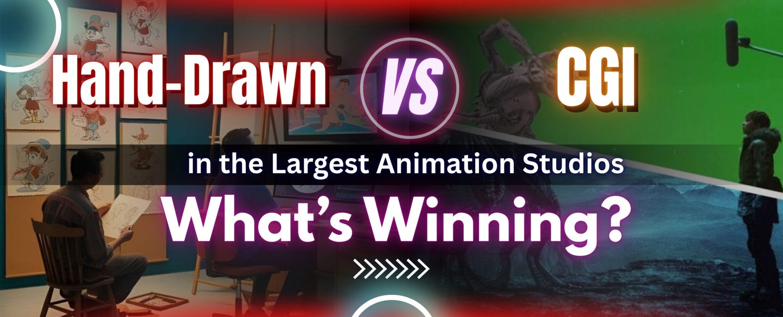 Hand-Drawn vs CGI in the Largest Animation Studios